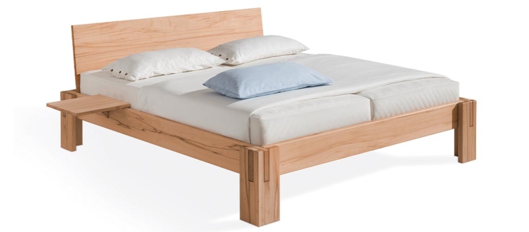 The solid wood bed NUVEO MAXI | dormiente