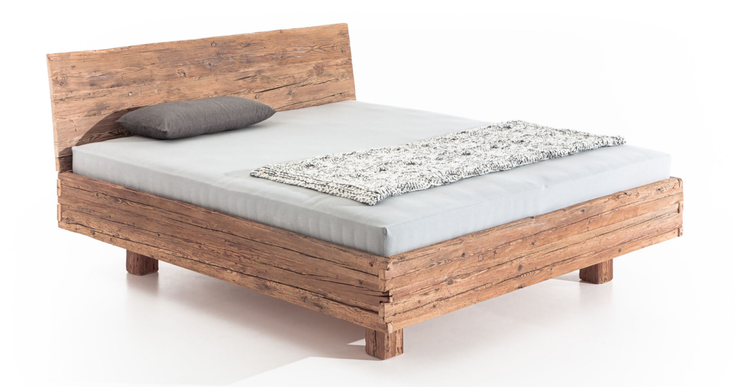 Old wood bed VETERIS_1 | bed from historical wood | dormiente